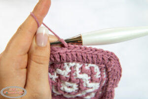 How to: Crochet Envelope Border Tutorial for Mosaic Crochet - Nicki's ...