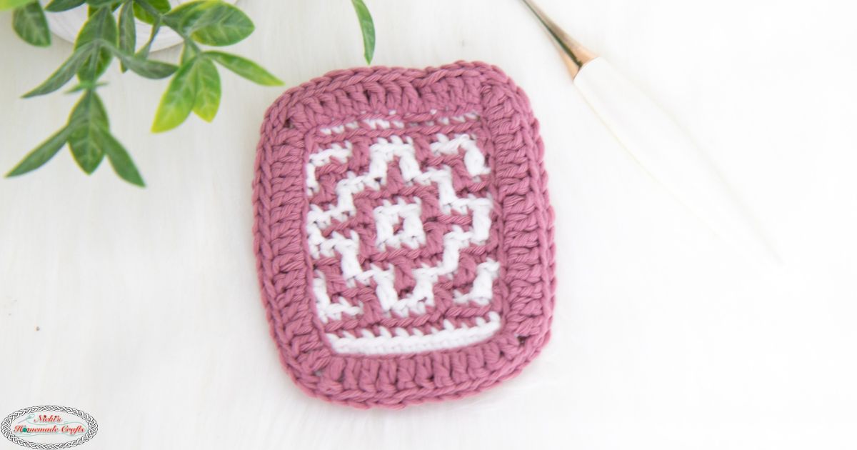 How to: Crochet Envelope Border Tutorial for Mosaic Crochet - Nicki's ...