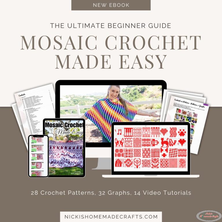 Mosaic Crochet Made Easy - Ultimate Beginner Guide with 60 Crochet ...
