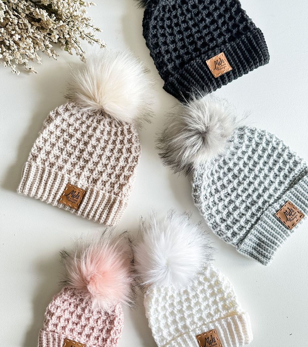 Waffle Crochet Stitches 10+ Ways with Free Patterns - Nicki's Homemade ...