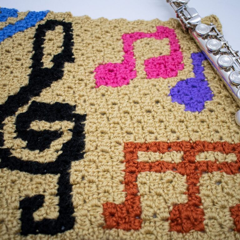 20 Free Crochet Music Patterns - Nicki's Homemade Crafts