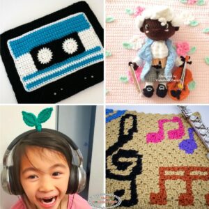 10 Free Crochet Music Patterns - Nicki's Homemade Crafts