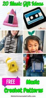 20 Free Crochet Music Patterns - Nicki's Homemade Crafts