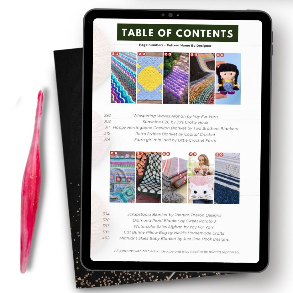 40 Colorful Crochet Pattern Bundle - 5 Days Only - Gone After 10/6/23 ...