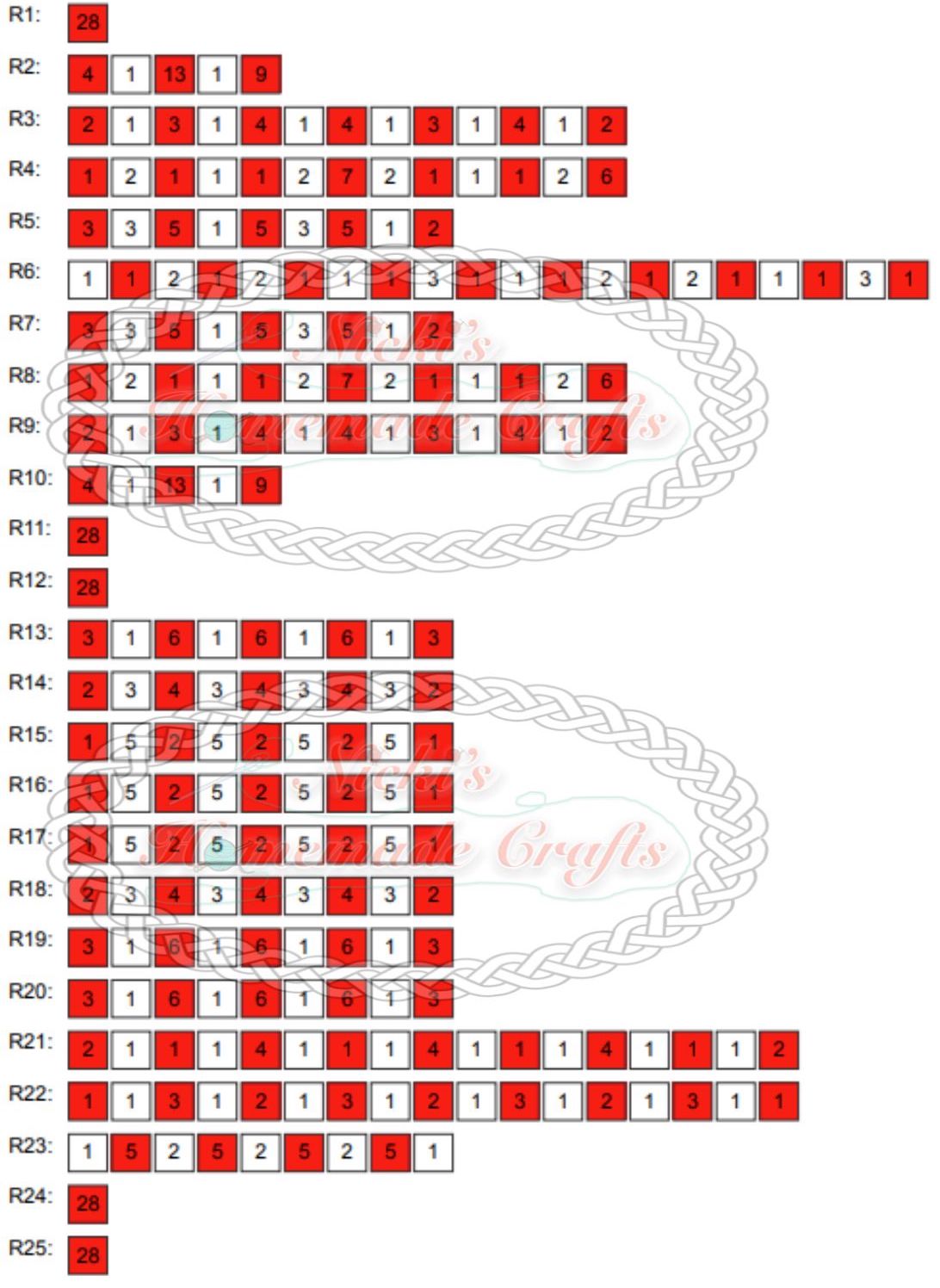 Easy Free Crochet Christmas Stocking Pattern using Fair Isle - Nicki's ...