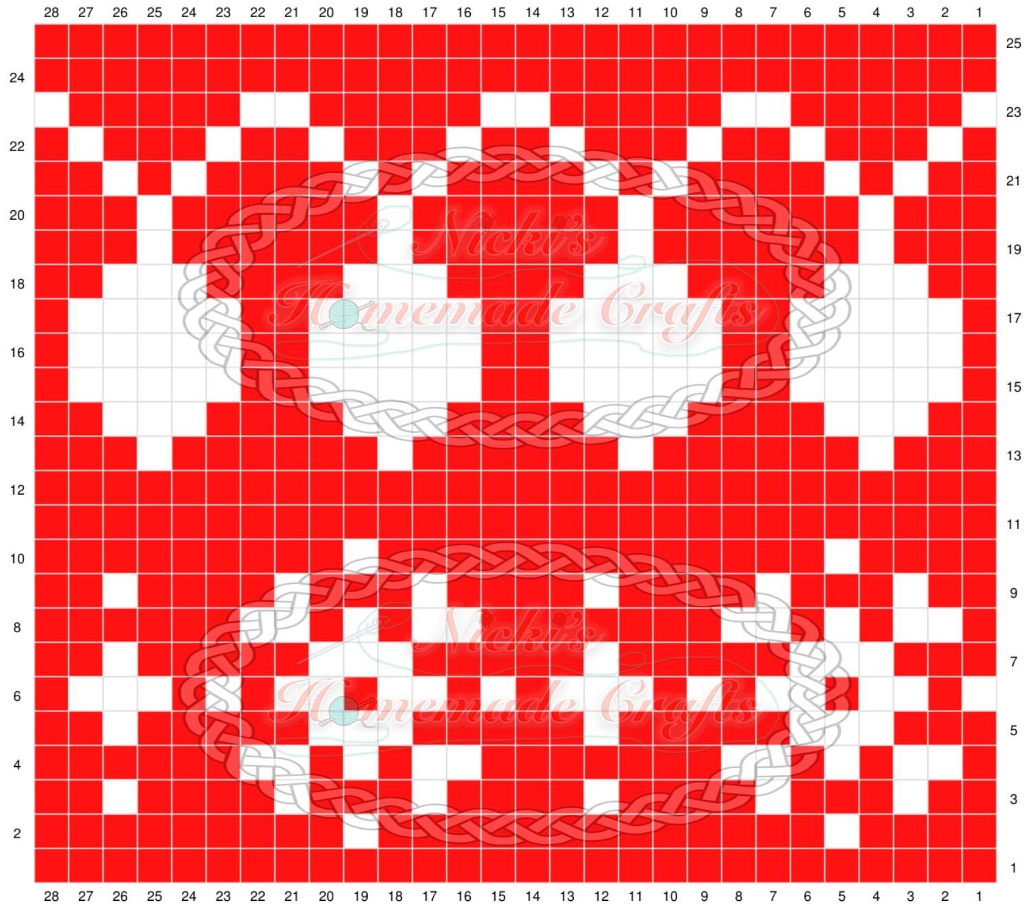 Easy Free Crochet Christmas Stocking Pattern using Fair Isle - Nicki's ...