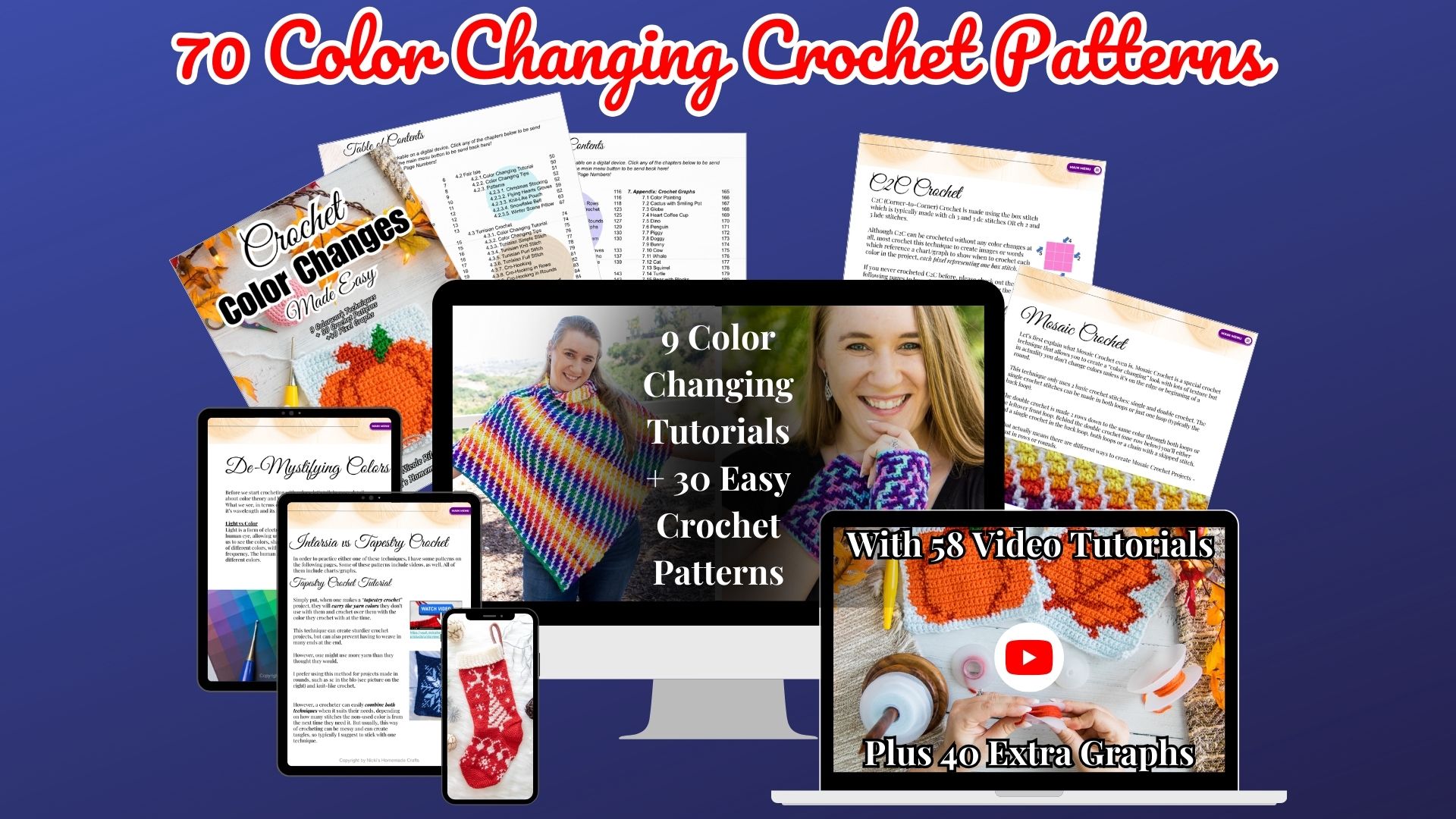 Crochet Ebooks - Pattern and Tutorial Collections - Most with Videos ...