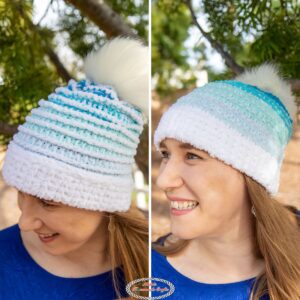 Easy Tunisian Crochet Hat - Free Crochet Pattern - Nicki's Homemade Crafts