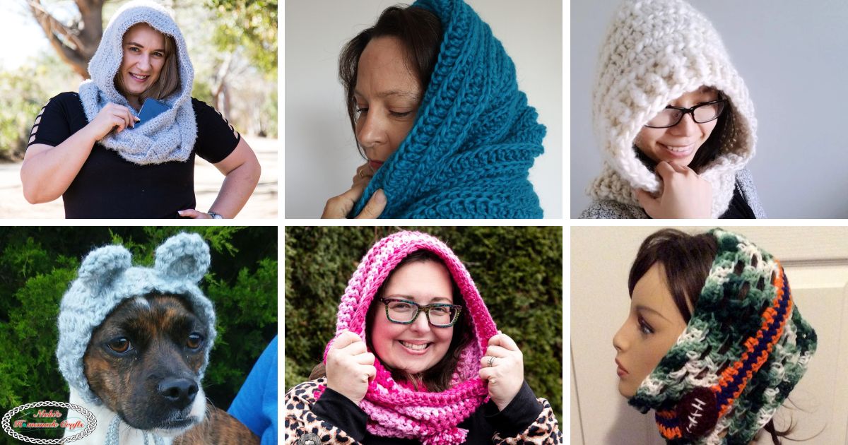 10 Free Quick and Easy Snood Crochet Patterns - Nicki's Homemade Crafts