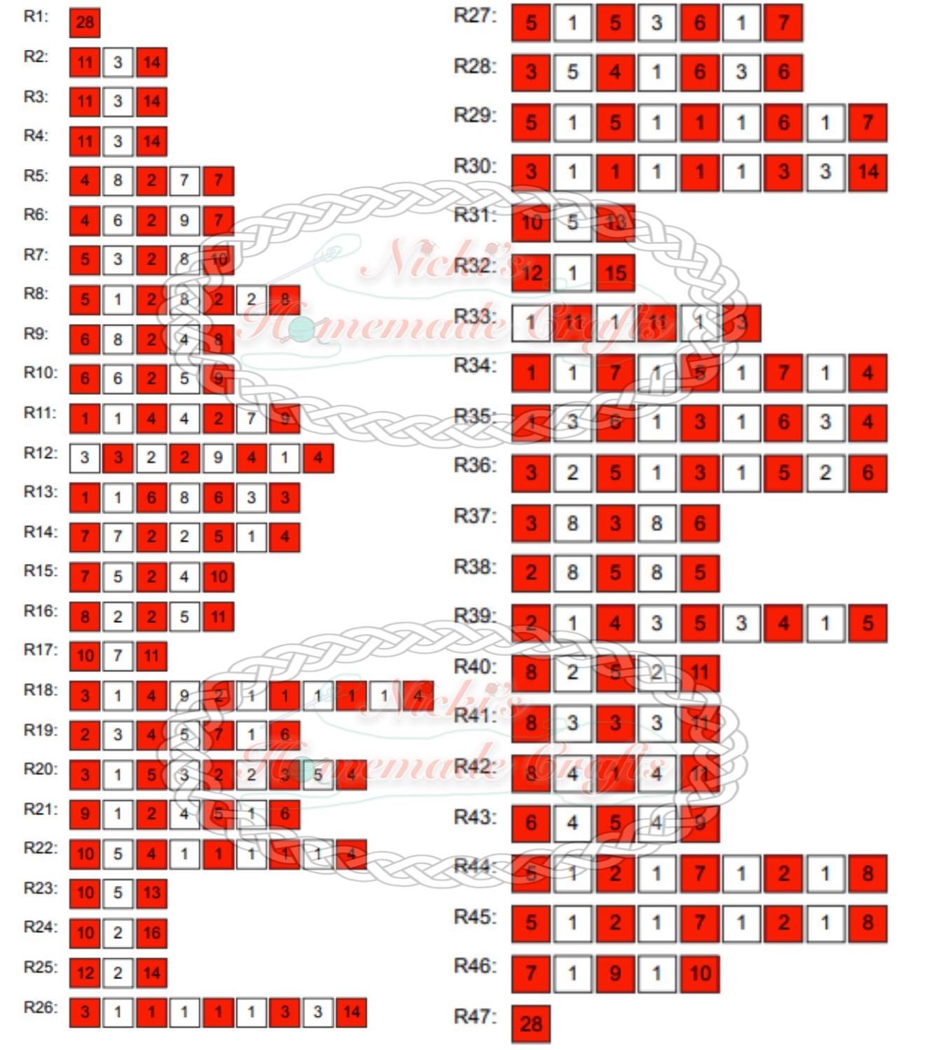 Easy Free Crochet Christmas Stocking Pattern using Fair Isle - Nicki's ...