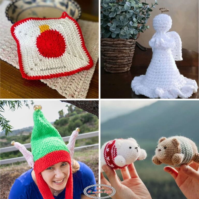20 Must-Have Crochet Christmas Gift Patterns for FREE - Nicki's ...