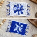How to do the Reversible Crochet Mosaic Technique Double Sided + 6 Free ...