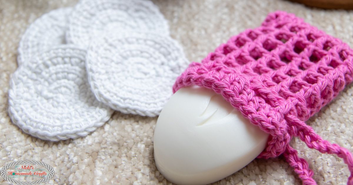 FREE Crochet Scrubby Pattern with Soap Saver Bag - Nicki's Homemade Crafts