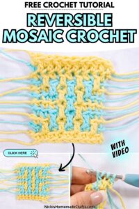 How to: Reversible Overlay Mosaic Crochet - Free Tutorial - Nicki's ...