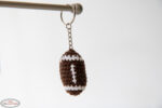Mini Crochet Football Keychain - FREE Easy Pattern - Nicki's Homemade ...