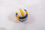 FREE Cute Volleyball Crochet Keychain Pattern - Nicki's Homemade Crafts