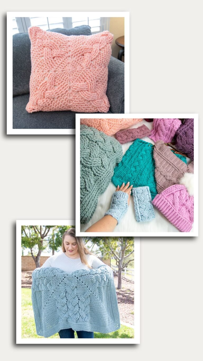 Crochet Cables Made Easy with 20 Patterns + 9 Cable Tutorials + 20 ...