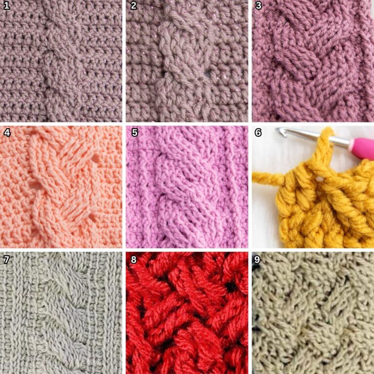 Crochet Cables Made Easy with 20 Patterns + 9 Cable Tutorials + 20 ...
