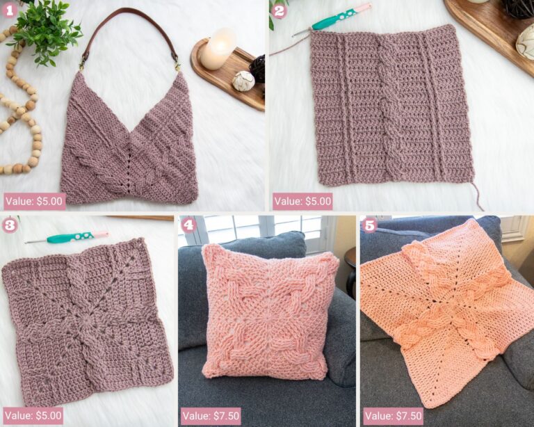 Crochet Cables Made Easy with 20 Patterns + 9 Cable Tutorials + 20 ...