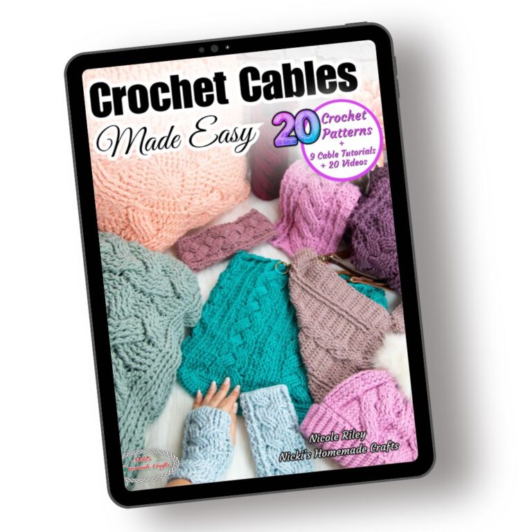 Crochet Cables Made Easy with 20 Patterns + 9 Cable Tutorials + 20 ...
