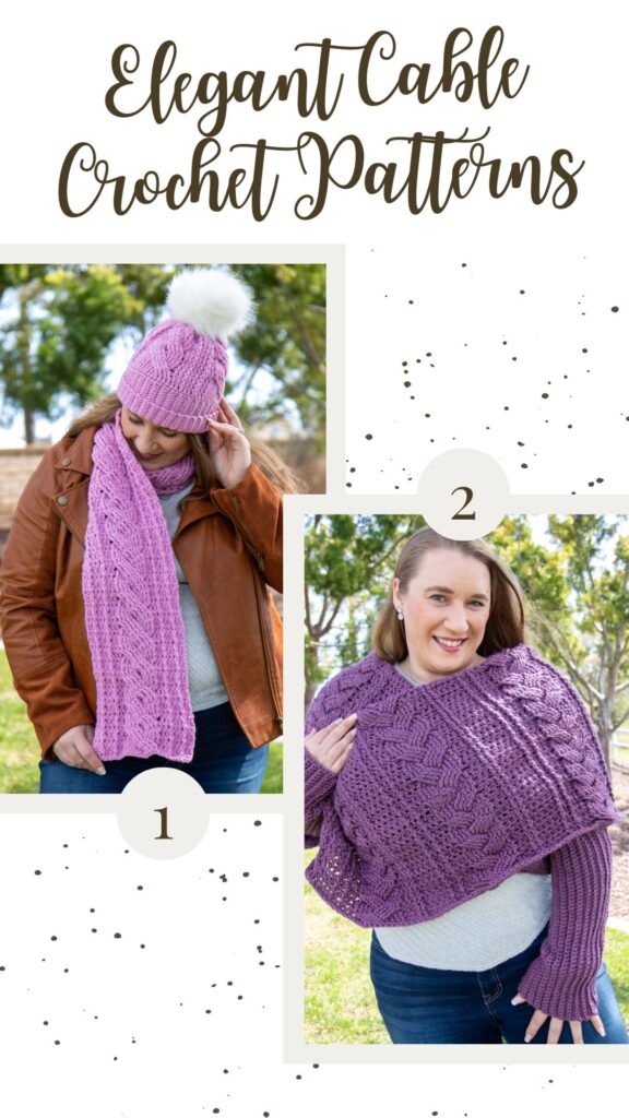 Crochet Cables Made Easy with 20 Patterns + 9 Cable Tutorials + 20 ...