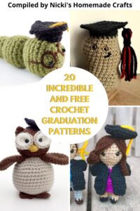 20 Free Crochet Graduation Pattern Ideas - Nicki's Homemade Crafts