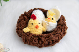 Free Crochet Chicken with Baby Chicks, Eggs, and Nest - 6-in-1 Pattern - 3-Day LIVE Crochet ...