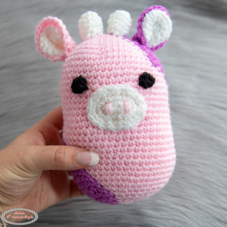Free Crochet Cow Squish Pattern - Nicki's Homemade Crafts
