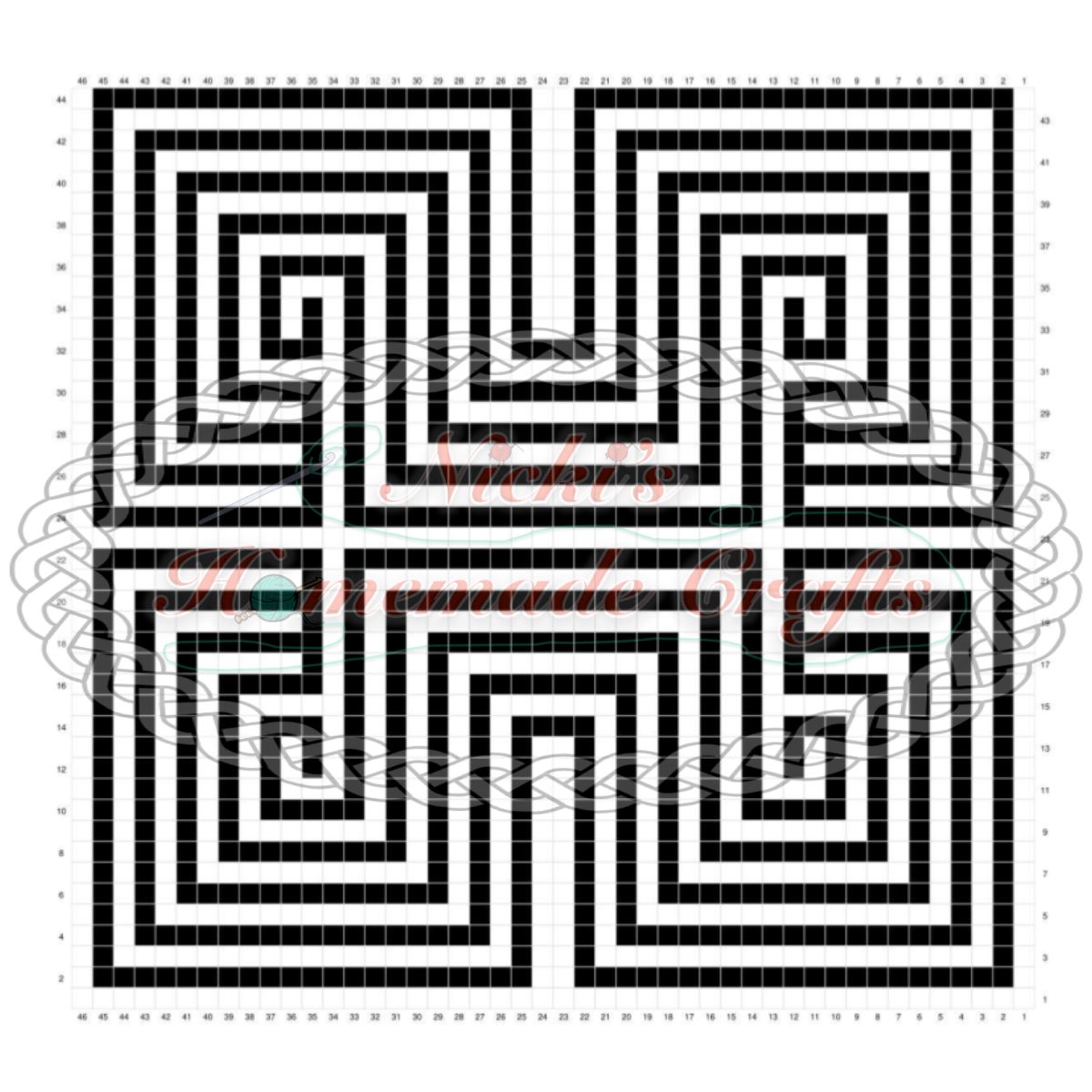 Free Filet Crochet Shawl Pattern - Illusion Rectangle Poncho - Nicki's ...