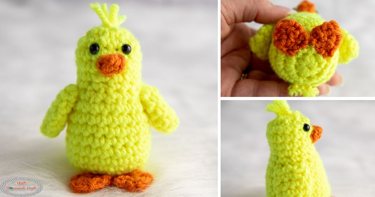 FREE Baby Chick Amigurumi Crochet Pattern - Nicki's Homemade Crafts