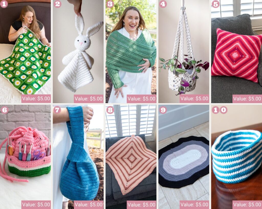 Linked Crochet Made Easy - Video Ebook with 40 Patterns, 10 Stitch ...