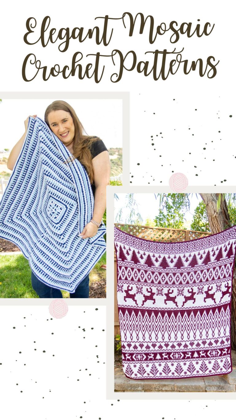 Mosaic Crochet Made Easy - Ultimate Beginner Guide with 40 Crochet ...