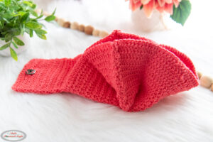 Free Thermal Crochet Tri-Fold Pouch Pattern - Nicki's Homemade Crafts