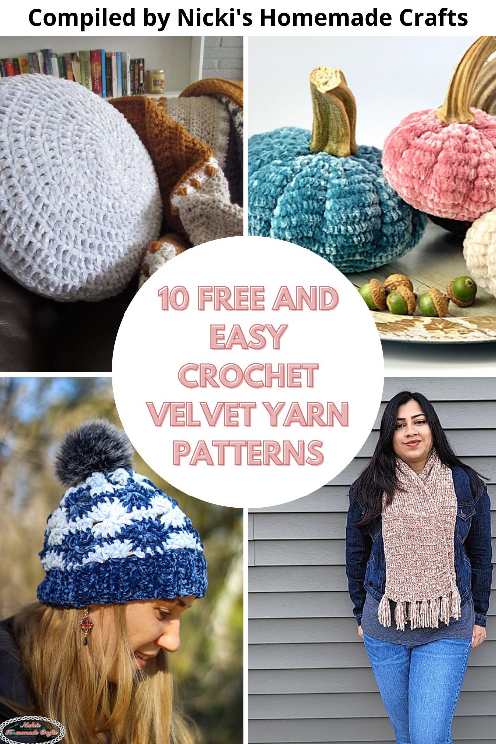 10 Free Easy Velvet Crochet Patterns - Nicki's Homemade Crafts