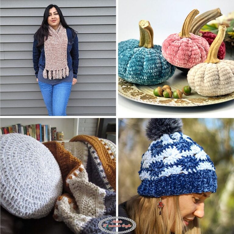 10 Free Easy Velvet Crochet Patterns - Nicki's Homemade Crafts