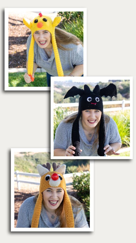 15 Crochet Moving Animal Hats Made Easy Video Ebook - Nicki's Homemade ...