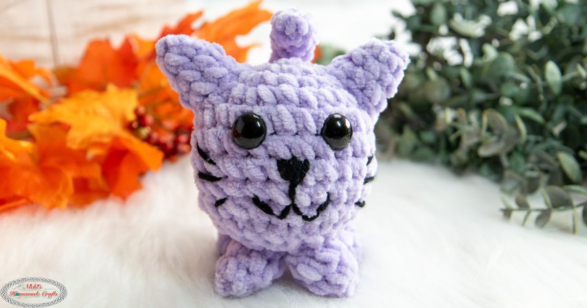 Free Quick Crochet Cat Amigurumi Squish Pattern - Nicki's Homemade Crafts
