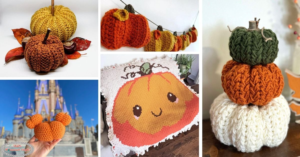 20 Free Crochet Pumpkin Patterns for Fall, Halloween & Thanksgiving ...