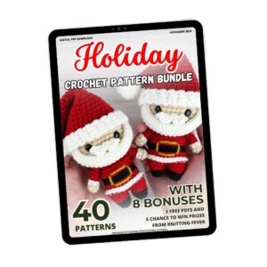 Holiday Bundle with 40 Crochet Patterns - 5 Days only!!!