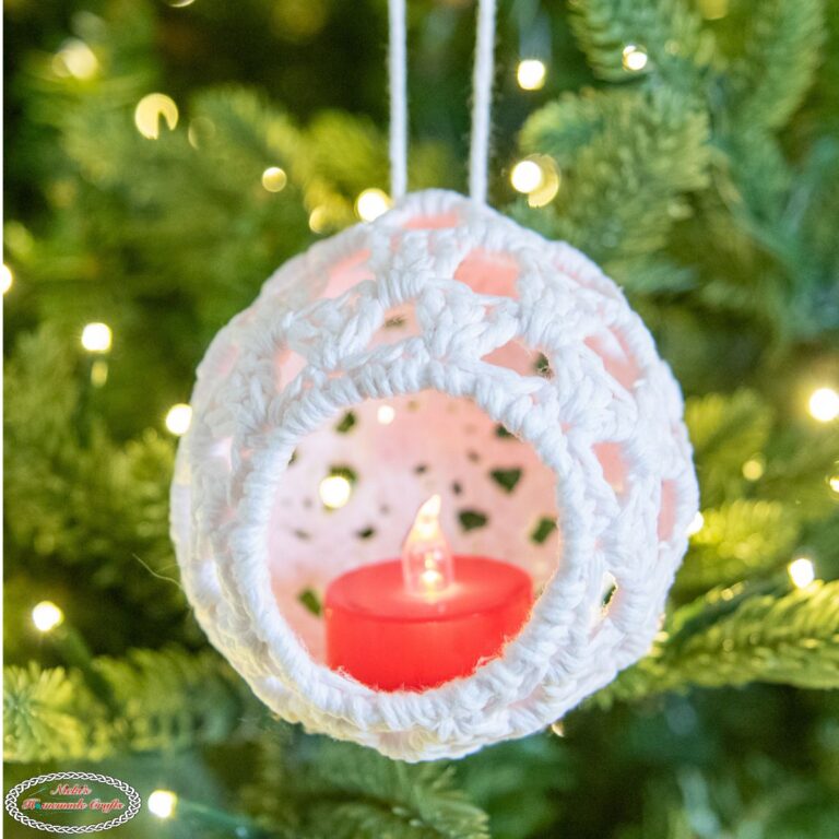 Free Classic Crochet Christmas Ornament Ball Pattern - Nicki's Homemade ...
