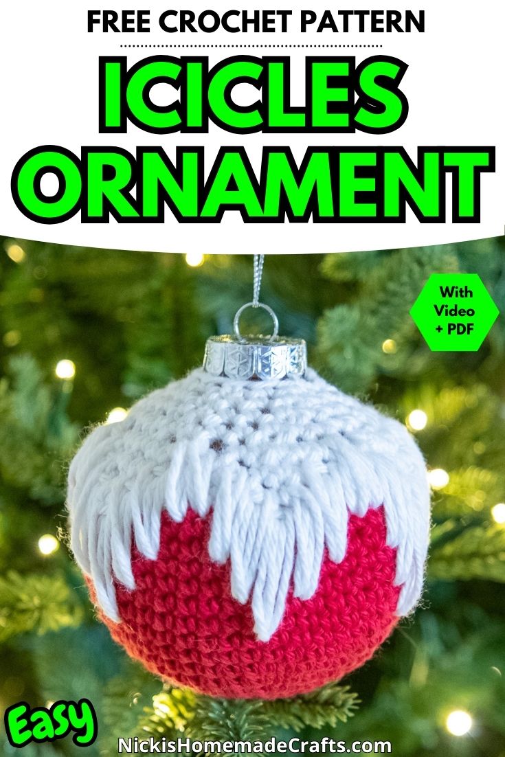 Free Icicles Crochet Christmas Ornament Ball Pattern - Nicki's Homemade ...