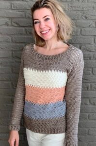 30 Amazingly Cozy Fall Crochet Sweater Patterns - Nicki's Homemade Crafts