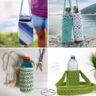 20 Free Crochet Water Bottle Holder Patterns - Nicki's Homemade Crafts