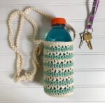 20 Free Crochet Water Bottle Holder Patterns - Nicki's Homemade Crafts