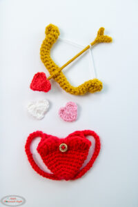Free Crochet Cupid Pattern with Bow and Arrow, and Heart Backpack - 3 ...
