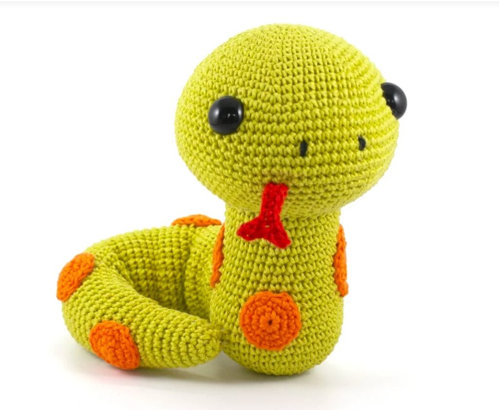 10 Amazing FREE Crochet Snake Patterns - Nicki's Homemade Crafts