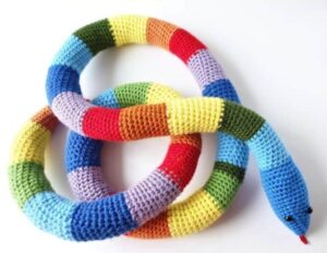 10 Amazing FREE Crochet Snake Patterns - Nicki's Homemade Crafts