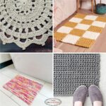 20 Free Modern Crochet Rug Patterns - Nicki's Homemade Crafts
