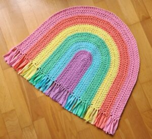 20 Free Modern Crochet Rug Patterns - Nicki's Homemade Crafts