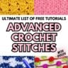 Advanced Crochet Stitches - Ultimate List - Nicki's Homemade Crafts